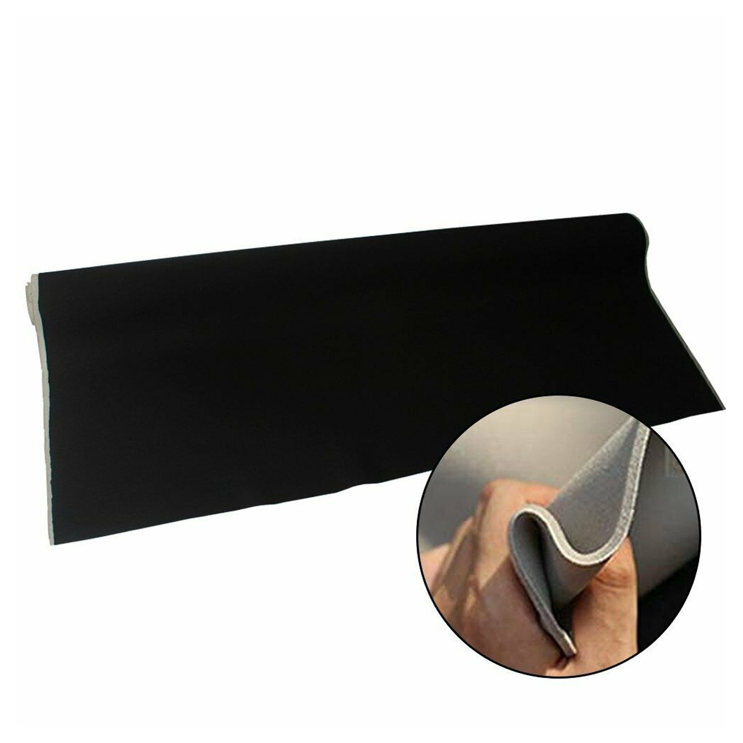 2m x 1.5m Headliner Replacement Fabric Car Roof Lining Material Black ...