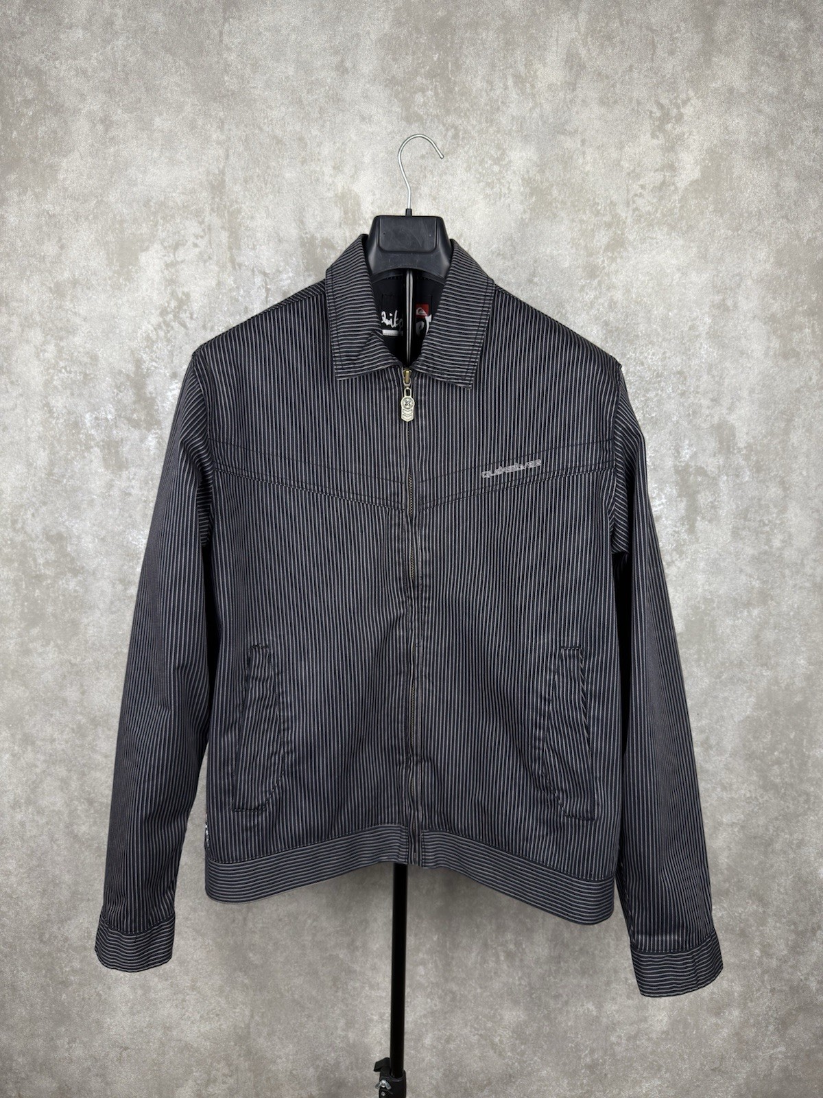 Vintage Quicksilver Collared Work Jacket Full Zip Siz… - Gem