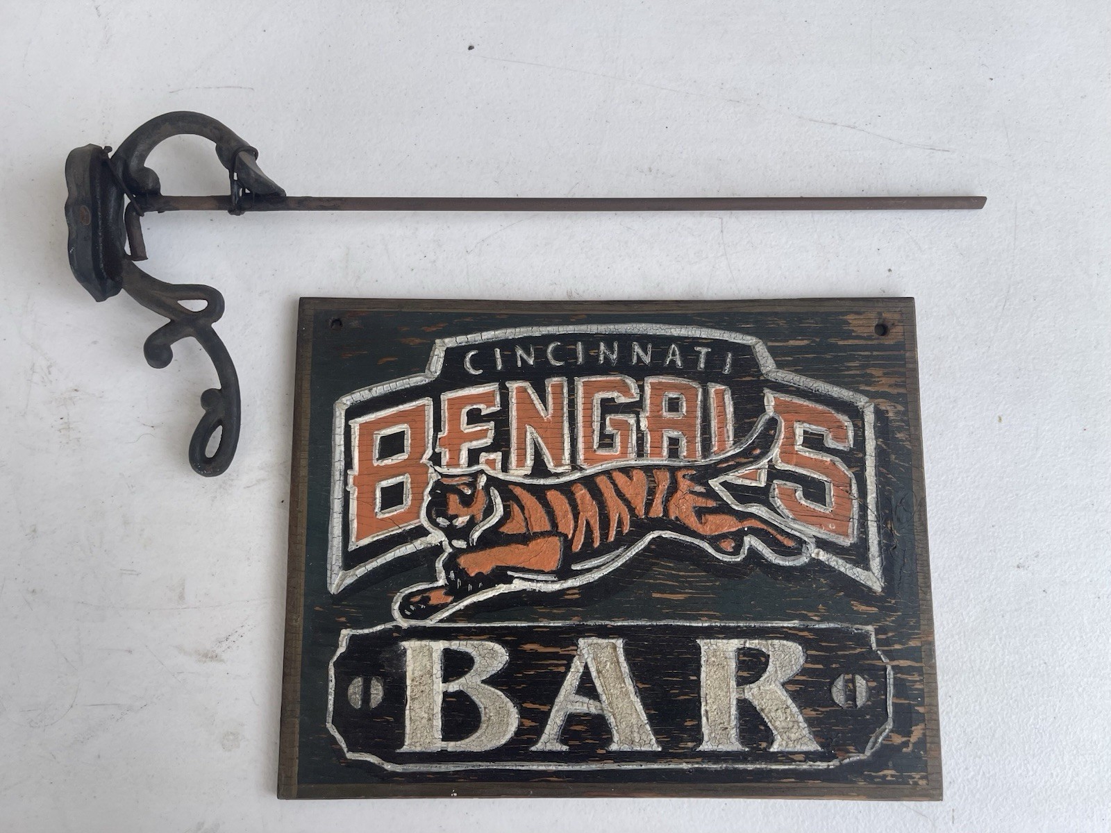 Cincinnati Bengals Hand Made Custom Wooden Bar Sign | eBay