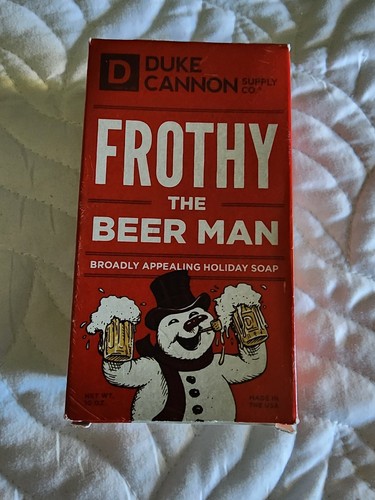 10oz Duke Cannon Military - Frothy The Beer Man Soap Brand New In Box ...