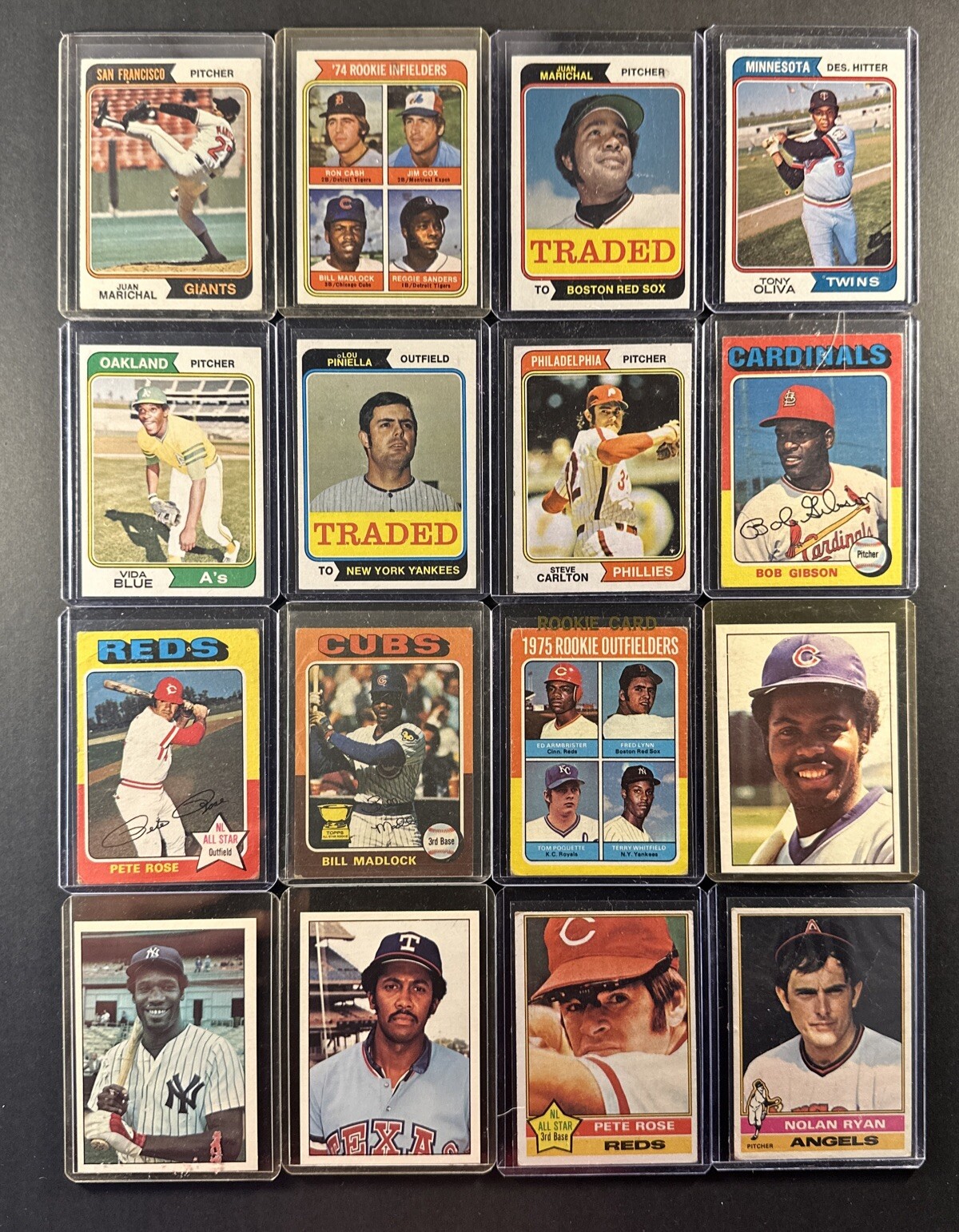 Baseball Cards Vintage Lot 1950’s - 90s Over 100 MLB Cards. Mays ...
