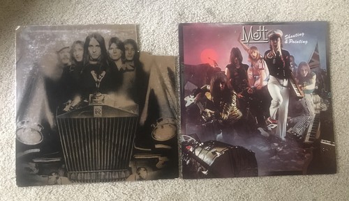 Lot (2) MOTT Vinyl Record Lp - Drive On 1975 - Shouting and Pointing ...