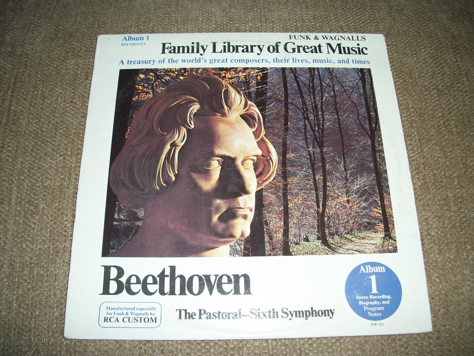 Funk & Wagnalls Family Library of Great Music Beethoven | eBay