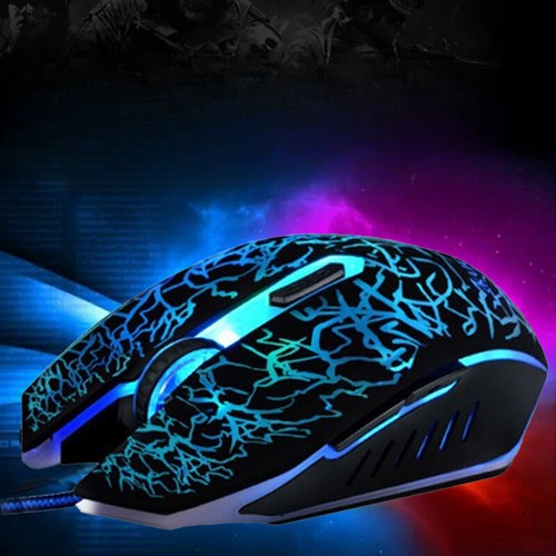 USB Wired Optical Scroll Wheel Mouse Mice LED Light Gaming RGB Color | eBay