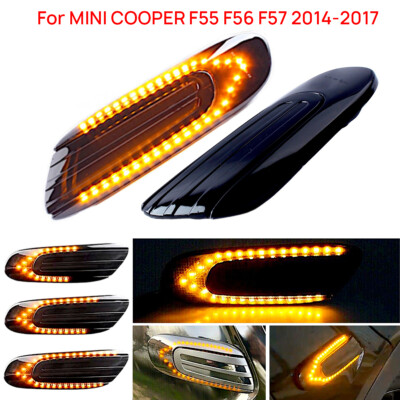 For Mini Cooper F55 F56 F57 2014+ LED Side Marker Indicator Lights ...