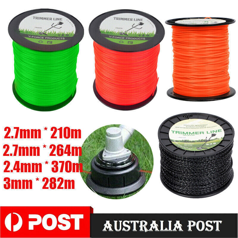 AU 3.0MM 2.7MM 2.4MM TRIMMER LINE WHIPPER SNIPPER CORD BRUSHCUTTER ...