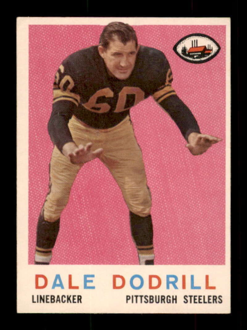 1959 Topps #34 Dale Dodrill VGEX Steelers 550527 | eBay