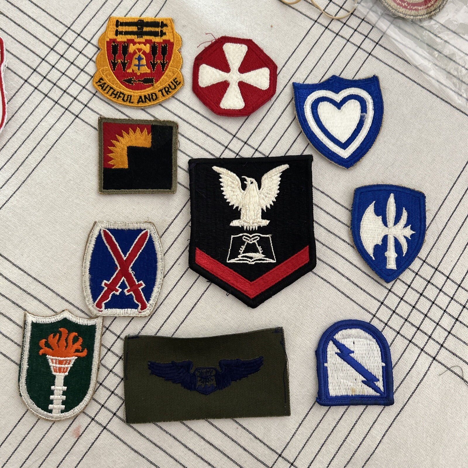 *WWII US ARMY UNIFORM PATCHES (LOT OF 10) | eBay