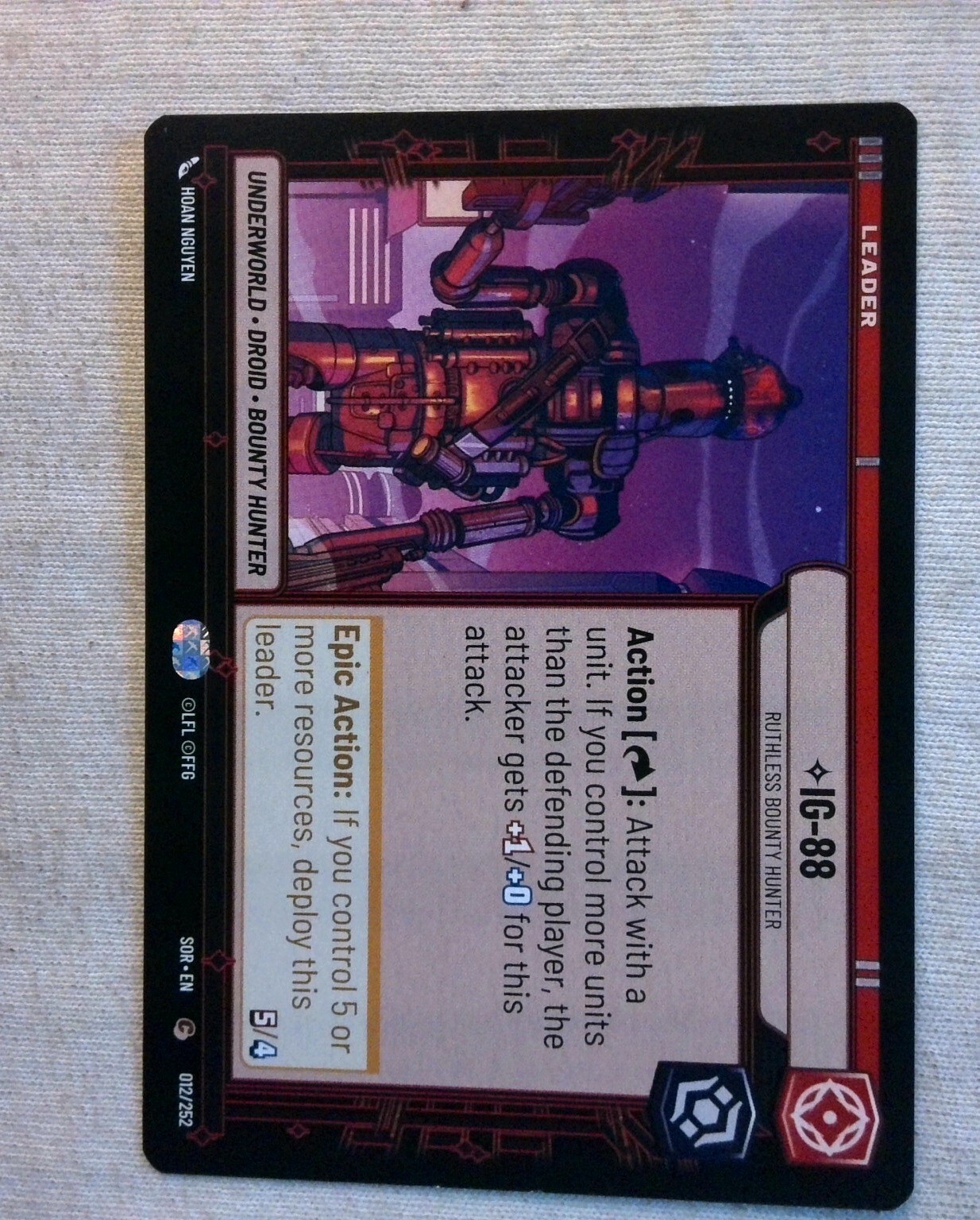 IG-88, Star Wars Unlimited: SOR, Ungraded, NM Condition | eBay