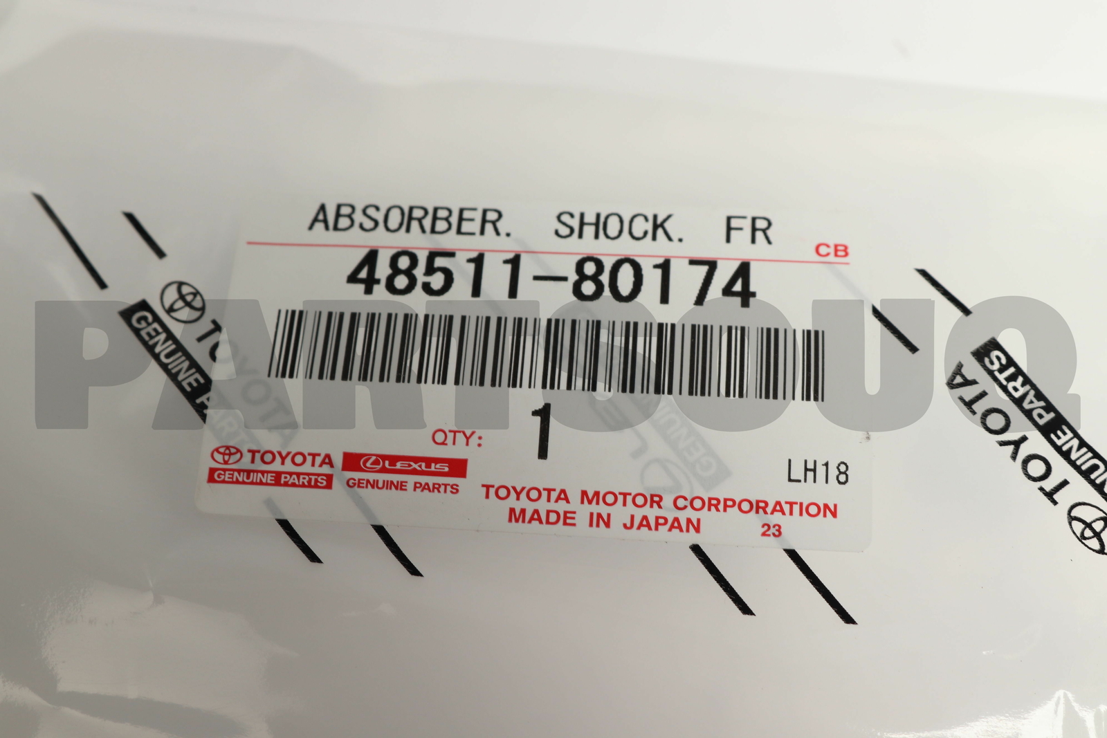 4851180174 Genuine Toyota ABSORBER SHOCK FR 48511-80174 | eBay