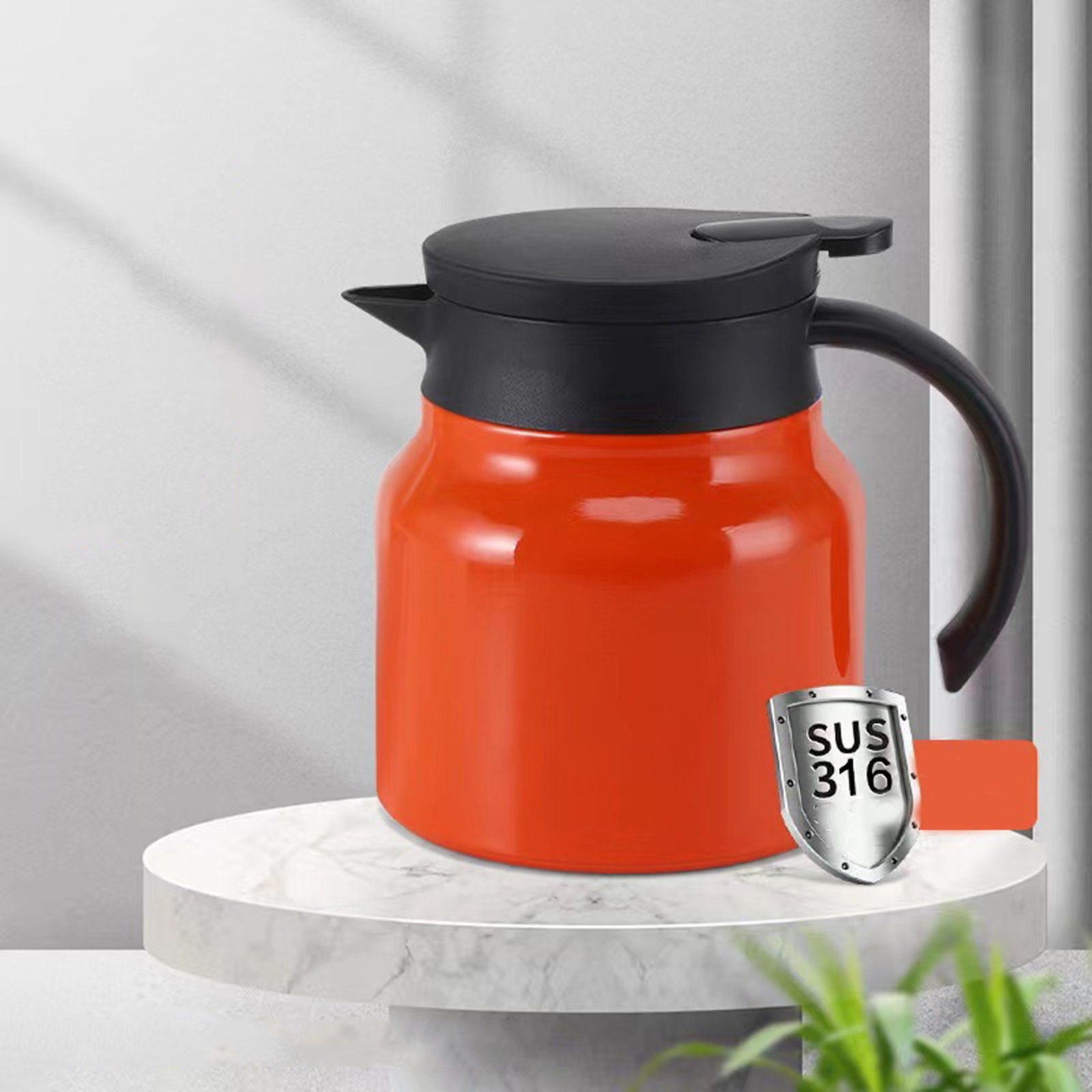 800/1000ml Tea Pot Large Capacity Insulated Insulation Tea Kettle with ...