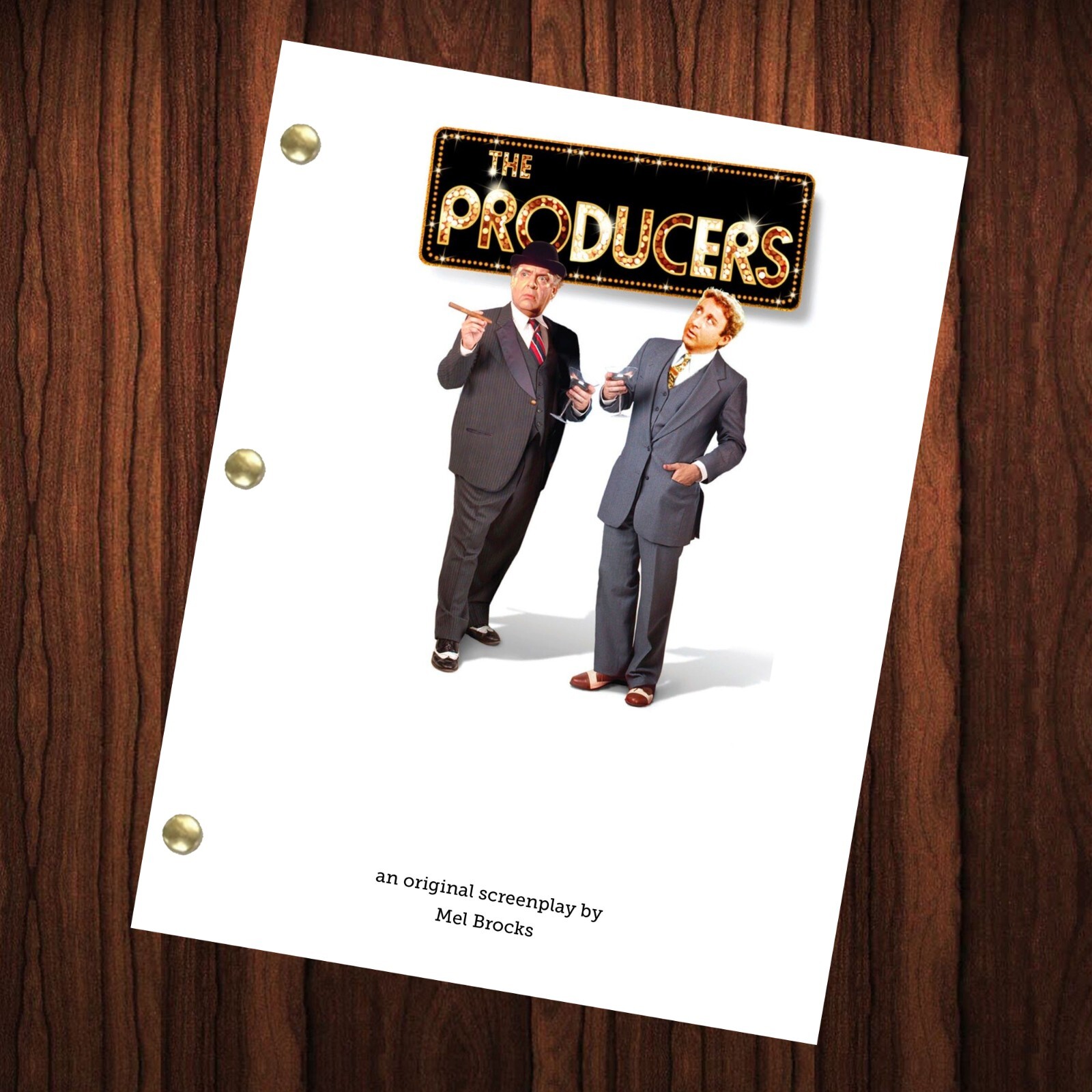 The Producers Movie Script Reprint Full Screenplay Full Script 1967 ...