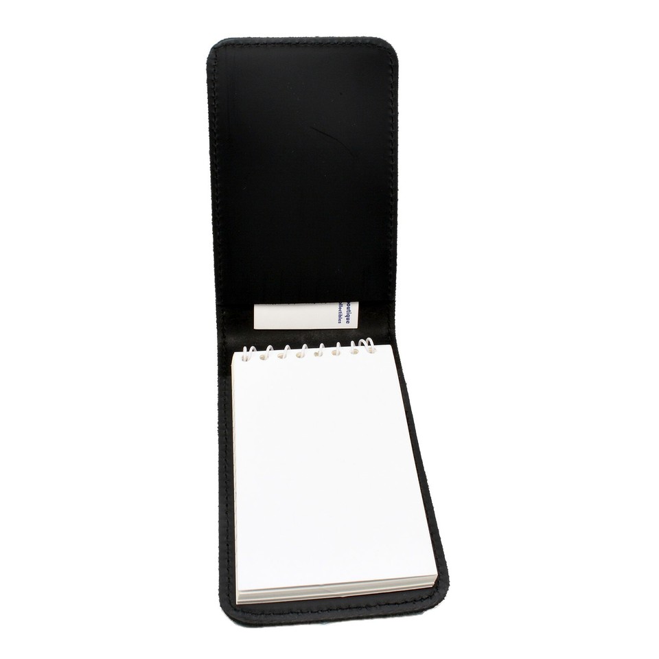 Perfect Fit Police Leather Notebook Case Note Pad Top Open 3X5 Memo ...