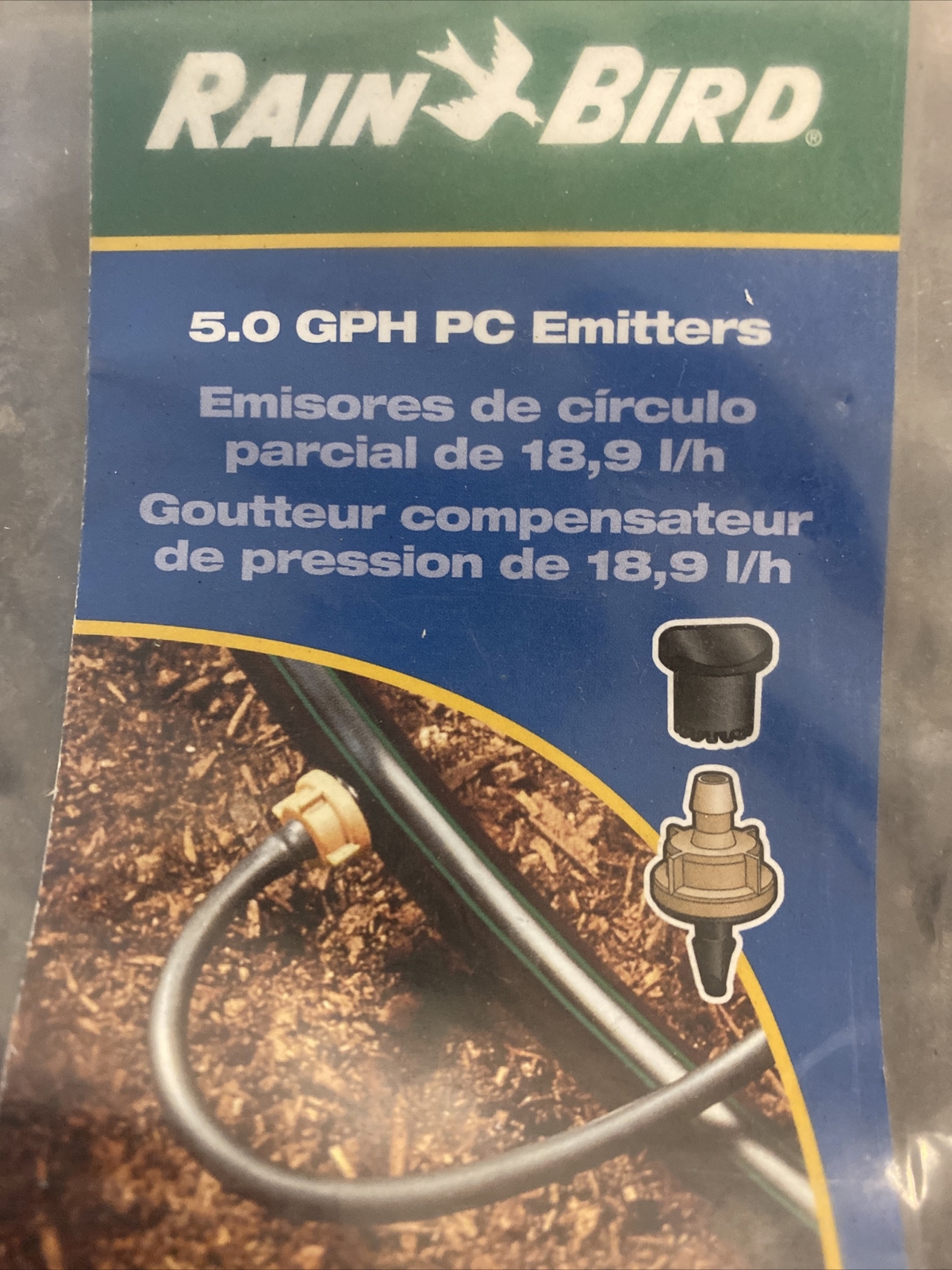 Rain Bird Sw50/05pk Drip Irrigation 5.0 GPH PC Emitters 5pk for sale ...
