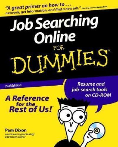Job Searching Online For Dummies by Pam Dixon 9780764506734| eBay