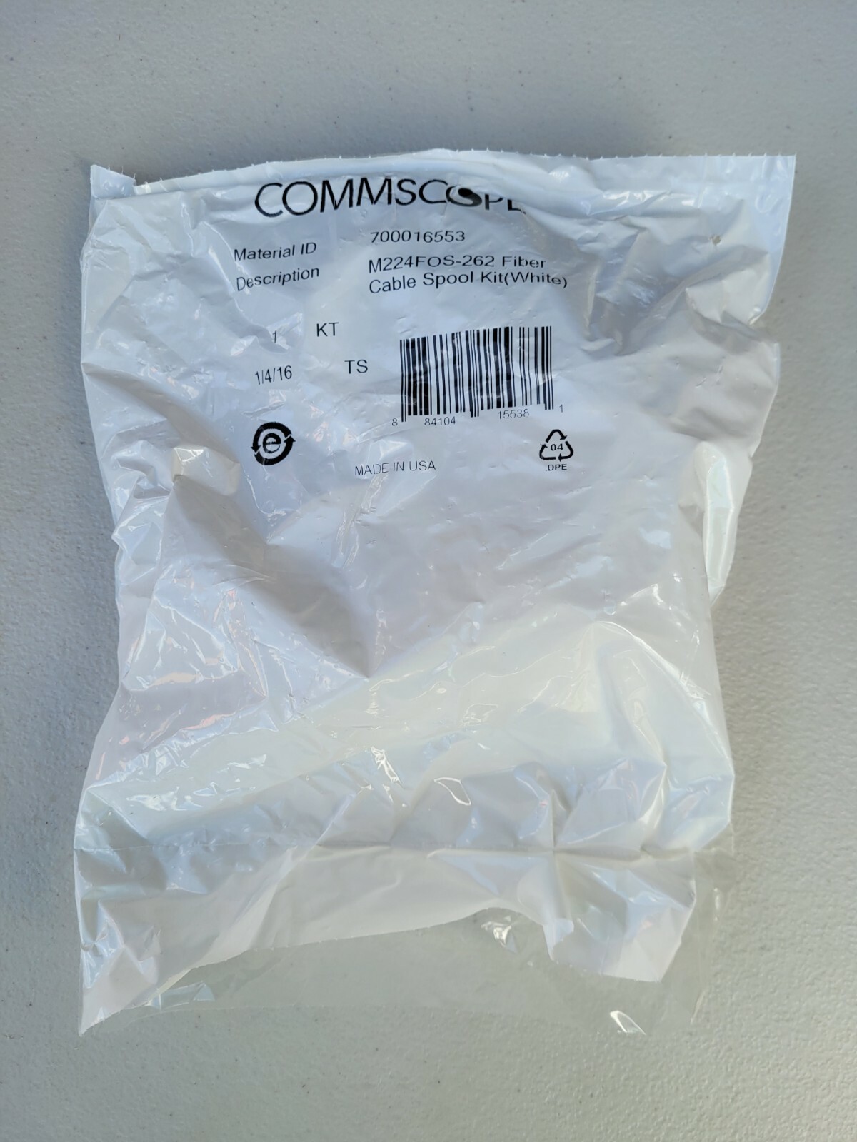 Brand New Set of 4 Commscope Systimax Fiber Spool Kit M224FOS-262 ...