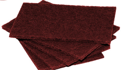 5 Scuff pad Abrasive Surface Red Cleaning Preparation Finishing Pad ...