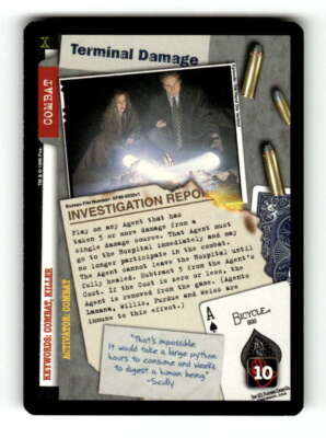 1996 X-files Card Game Terminal Damage Mulder & Scully BXCP06 | eBay