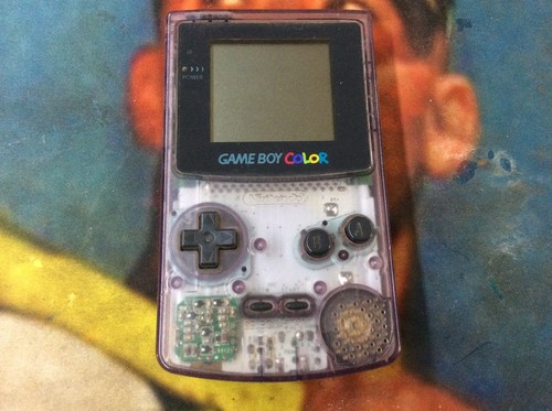 Nintendo Game Boy Color Atomic Purple system NO POWER FOR PARTS | eBay