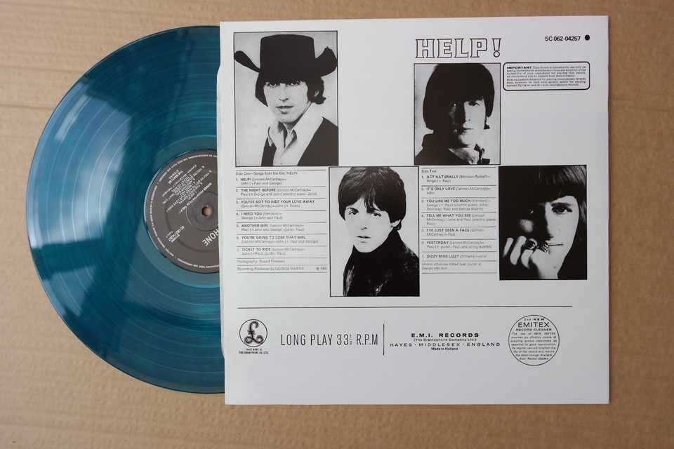 THE BEATLES LP HELP 79 Shell edition Collectors Music Rare Birthday ...