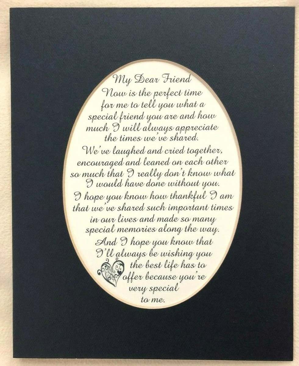 Dear Best Friend Poems