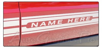 ROCKER PANEL Lower Stripes Decal Graphic 3M Pro Cast Vinyl for 2010 ...