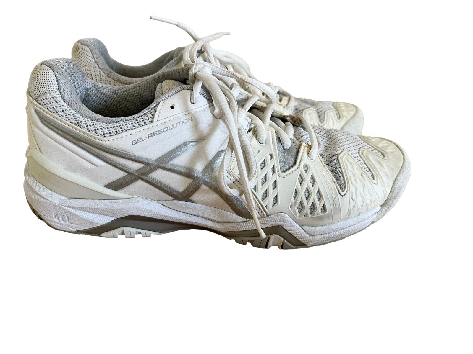 Asics E950Y IGS Gel-Resolution 2 White/Blue Running S… - Gem