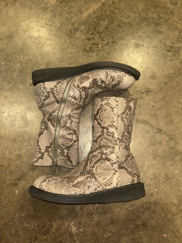 Rick Owens Python Creeper Boots Size 44 US 11 | eBay
