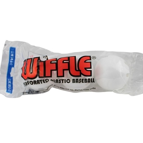 Wiffle® Balls - 3 Pack Perforated Plastic Baseballs | eBay