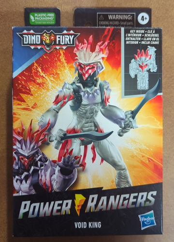 Power Rangers Dino Fury Void King w/Swords & Dino Key Action Figure ...