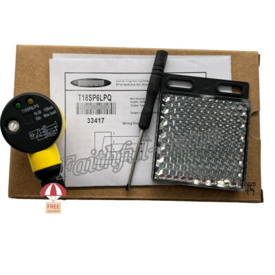New For Banner Engineering T18SP6LPQ Photoelectric Switch Sensor 10 ...