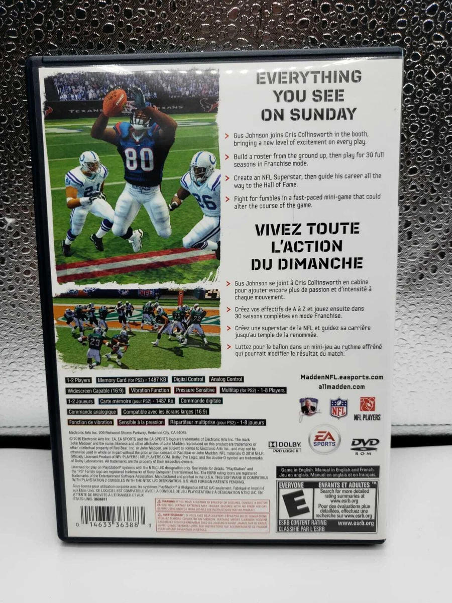 Madden 11 Ps2