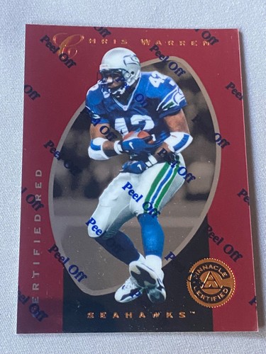 1997 Pinnacle Certified Red Seattle Seahawks Football Card #83 Chris ...