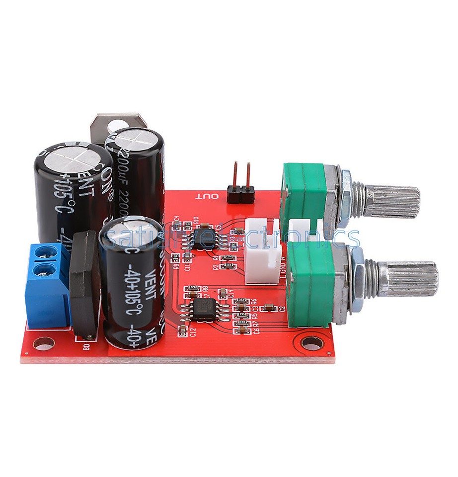 1PCS NE5532 OP Amp Low Pass Filter Board Subwoofer Filter Amplifier ...