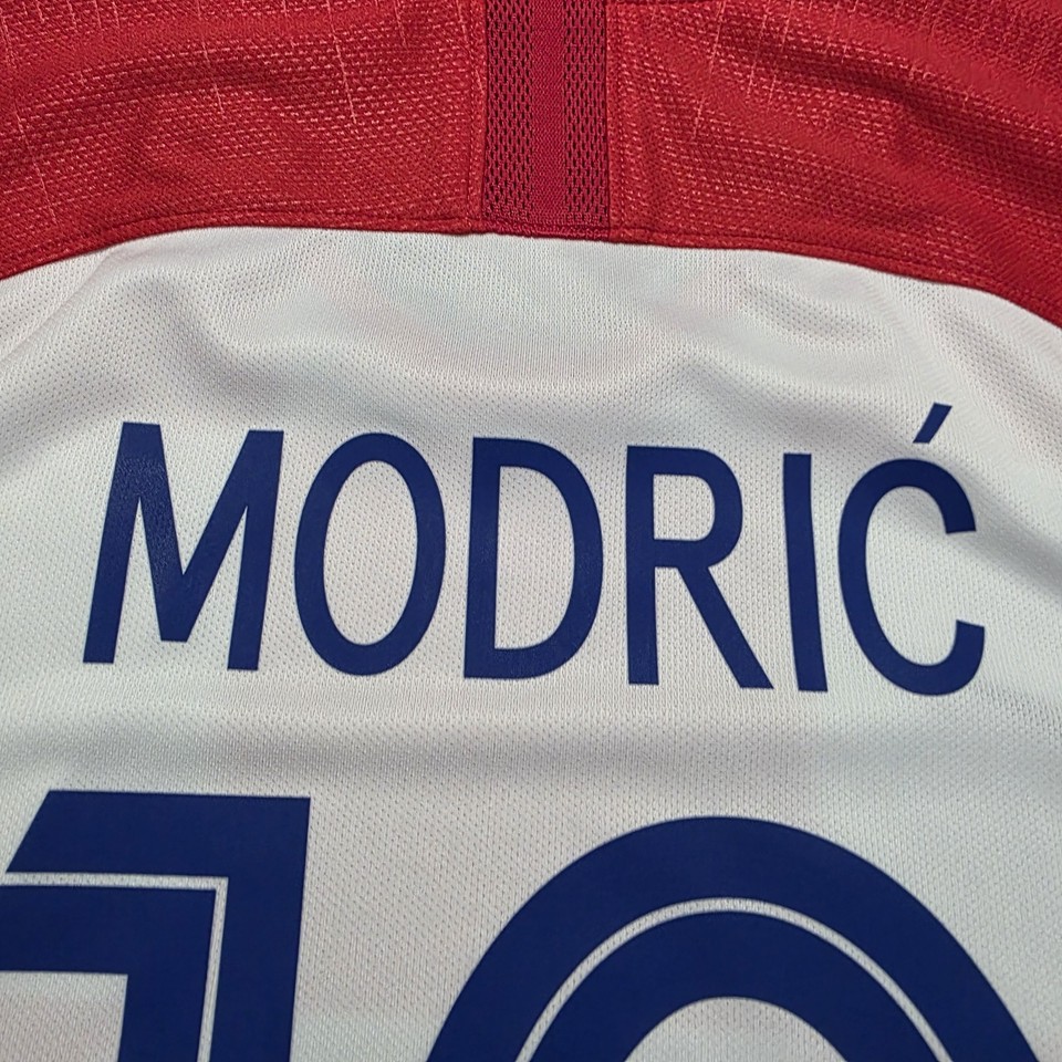 2018 Nike Croatia Home Soccer Jersey Luka Modric Men M World Cup Final ...