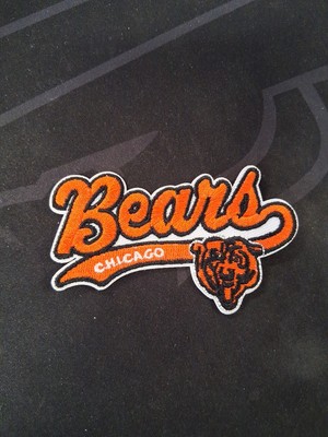 New Chicago Bears Patch 2.75x3.5" NFL Football Embroidered Iron On ...