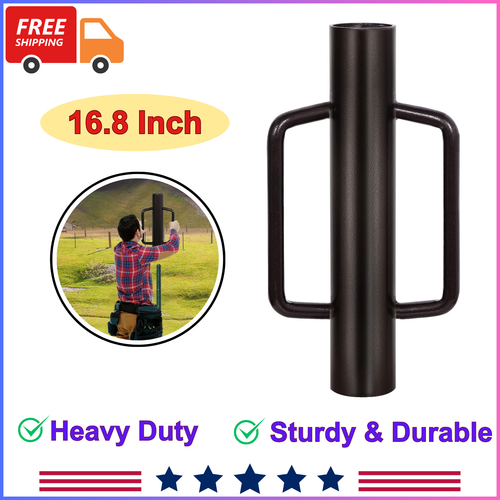 11LB T Post Driver Heavy Duty Fence Post Driver Post Pounder W/Handle ...