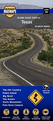 SCENIC ROAD TRIPS OF TEXAS 26 GREAT DRIVES (U.S. REGIONAL By Mad Maps ...