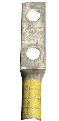 COMPRESSION LUG YELLOW DIE16 BURNDY YA29-2n 250K N250 GHA-170 | eBay