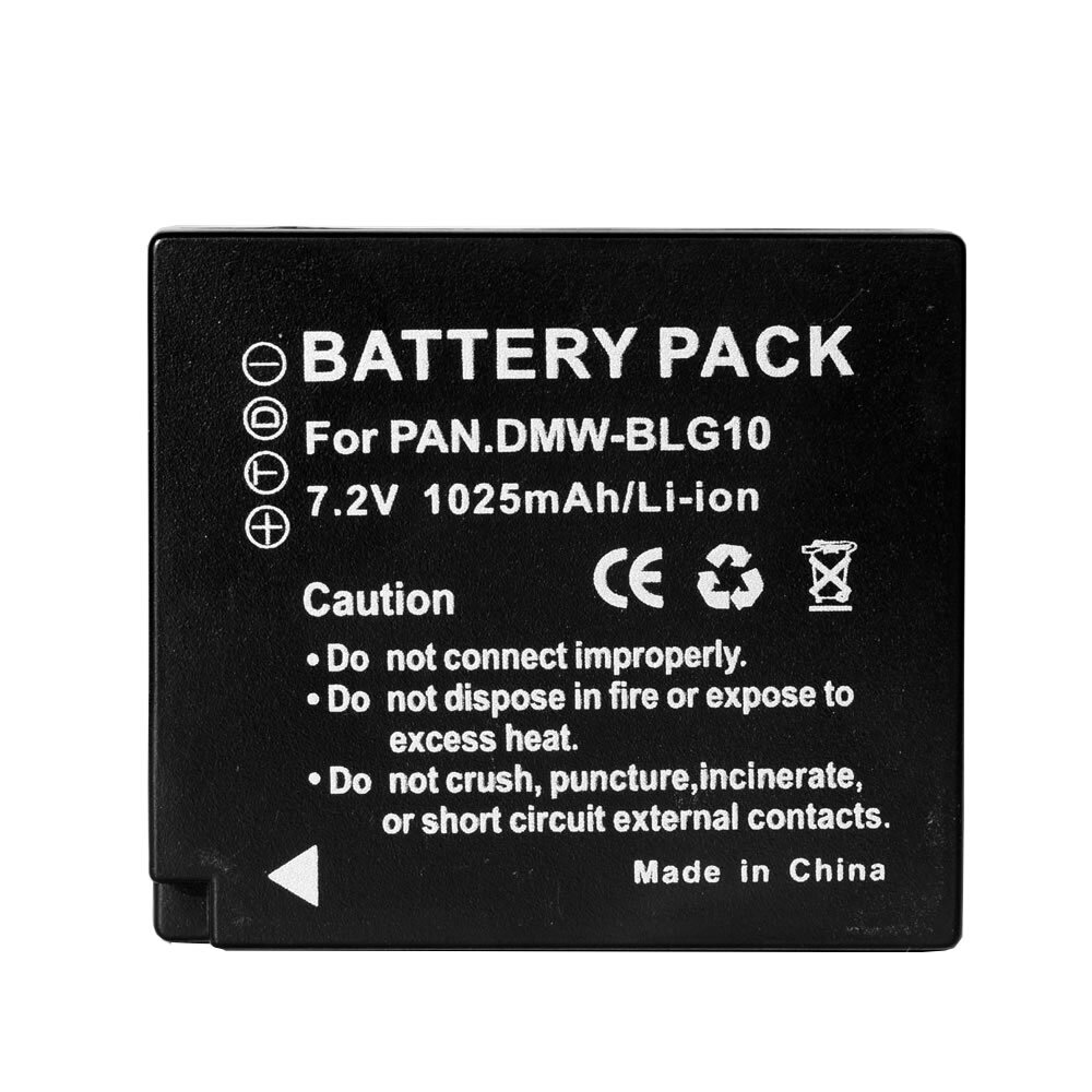DMW-BLG10 DMW-BLE9 battery for Panasonic DMC-TZ80 TZ90 TZ100 LX100 GF3 ...