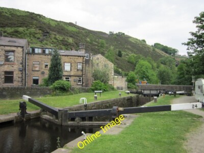 Photo 6x4 Gauxholme Highest Lock Todmorden Lock #24, Rochdale Canal ...