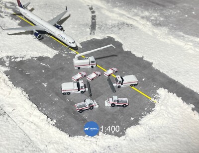 1:400 Jetset Models Airport De-icing Vehicle Set X | eBay