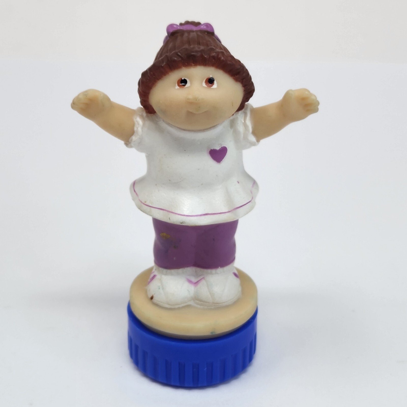VINTAGE 1980's HG CABBAGE PATCH KIDS GIRL BROWN HAIR STAMP STAMPER W ...