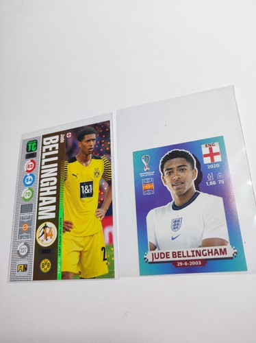 JUDE BELLINGHAM LOT OF 2 CARDS PANINI ADRENALYN XL QATAR 2022 PANINI ...