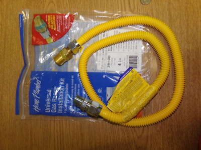 NEW Home Plumber PM15X113DS Universal Gas range Installation Kit 5/8 ...