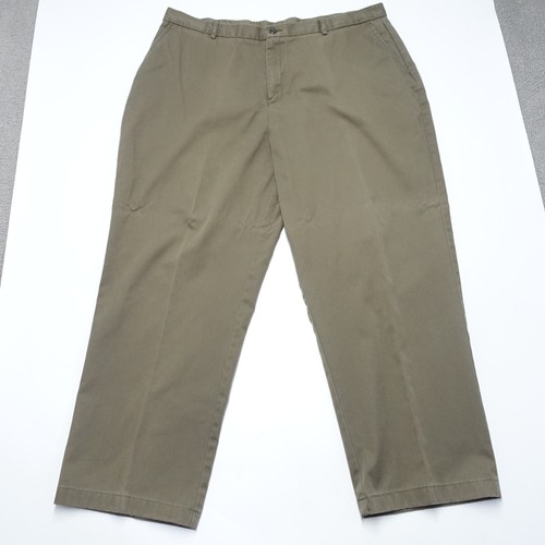 Lands' End Chino Pants Womens 18 Olive Green Regular Fit High-Rise ...