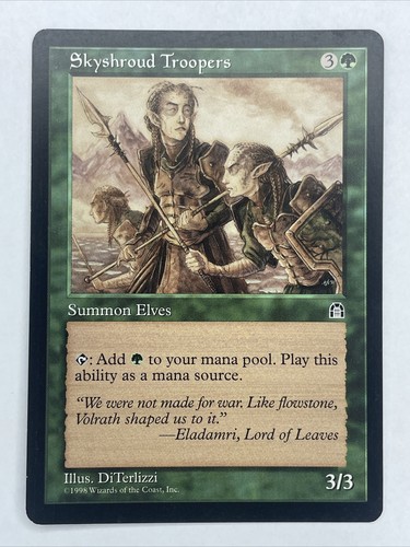 MTG Skyshroud Troopers Stronghold 115/143 Regular Common | eBay