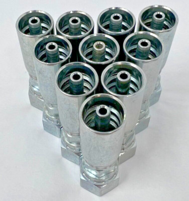 Lot of (10) Eaton Hydraulic Swivel 04U-254 Female Swivel End 1/2" Hose ...