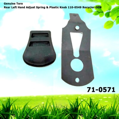 Genuine Toro 71-0571 Rear Wheel Left Hand Adjust Spring & Knob 110-0549 ...