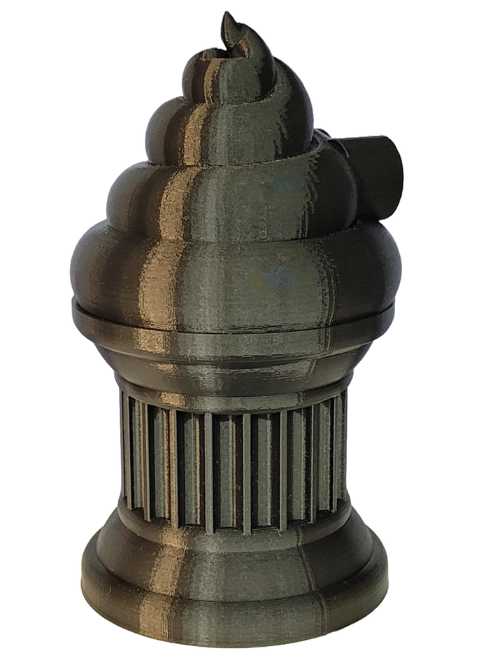 Poop Emoji Trophy - Great Award/Gift - 6" Black Poop Emoji Trophy ...